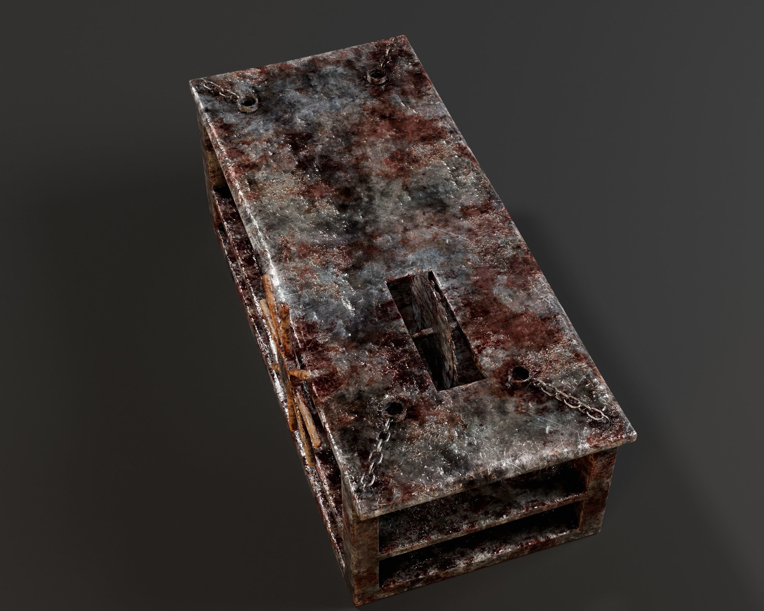 3D model Saw Mill Torture Table VR / AR / low-poly | CGTrader