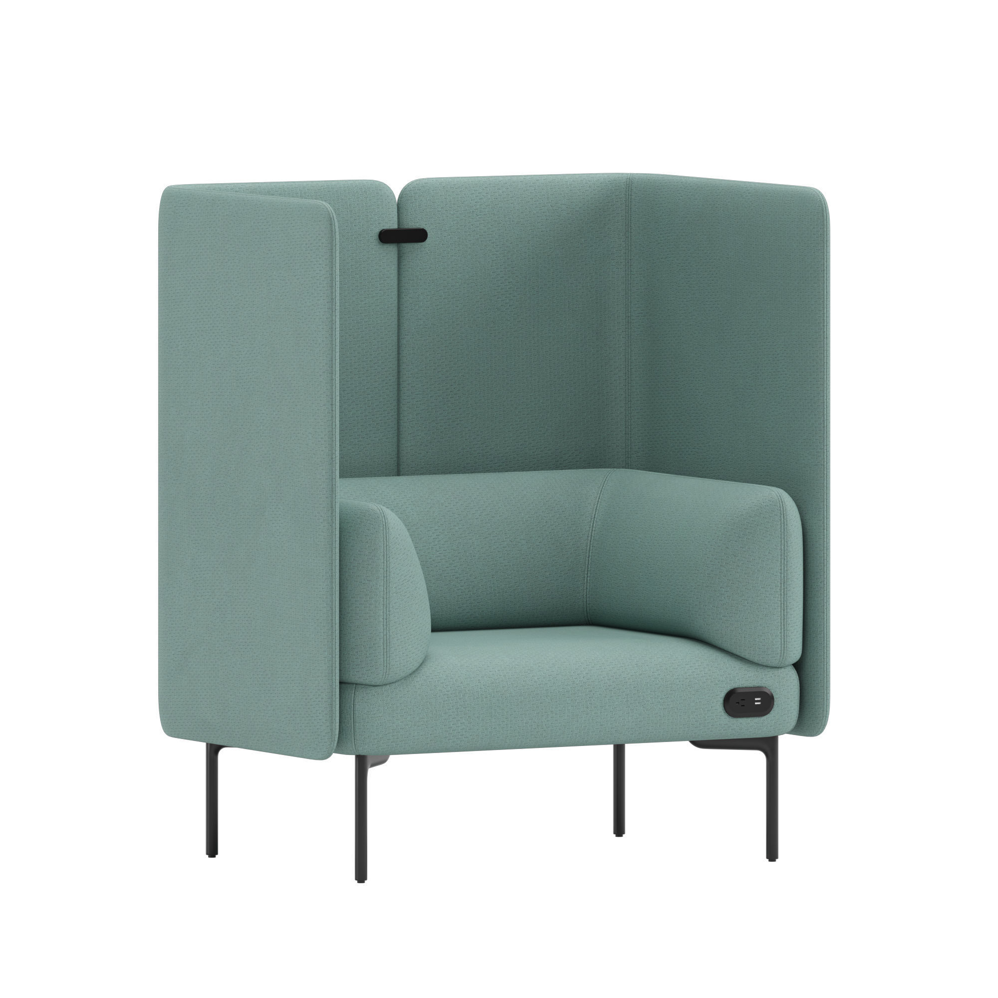 Haworth Cabana Individual Lounge S9L2-H 3D model | CGTrader