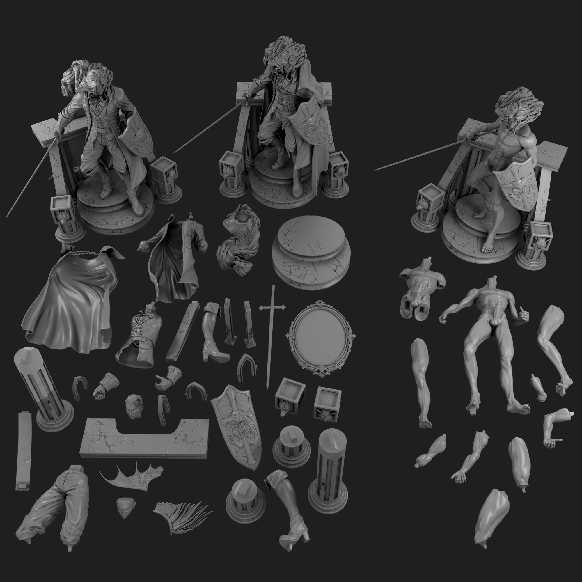 Alucard - Castlevania 3D model 3D printable | CGTrader