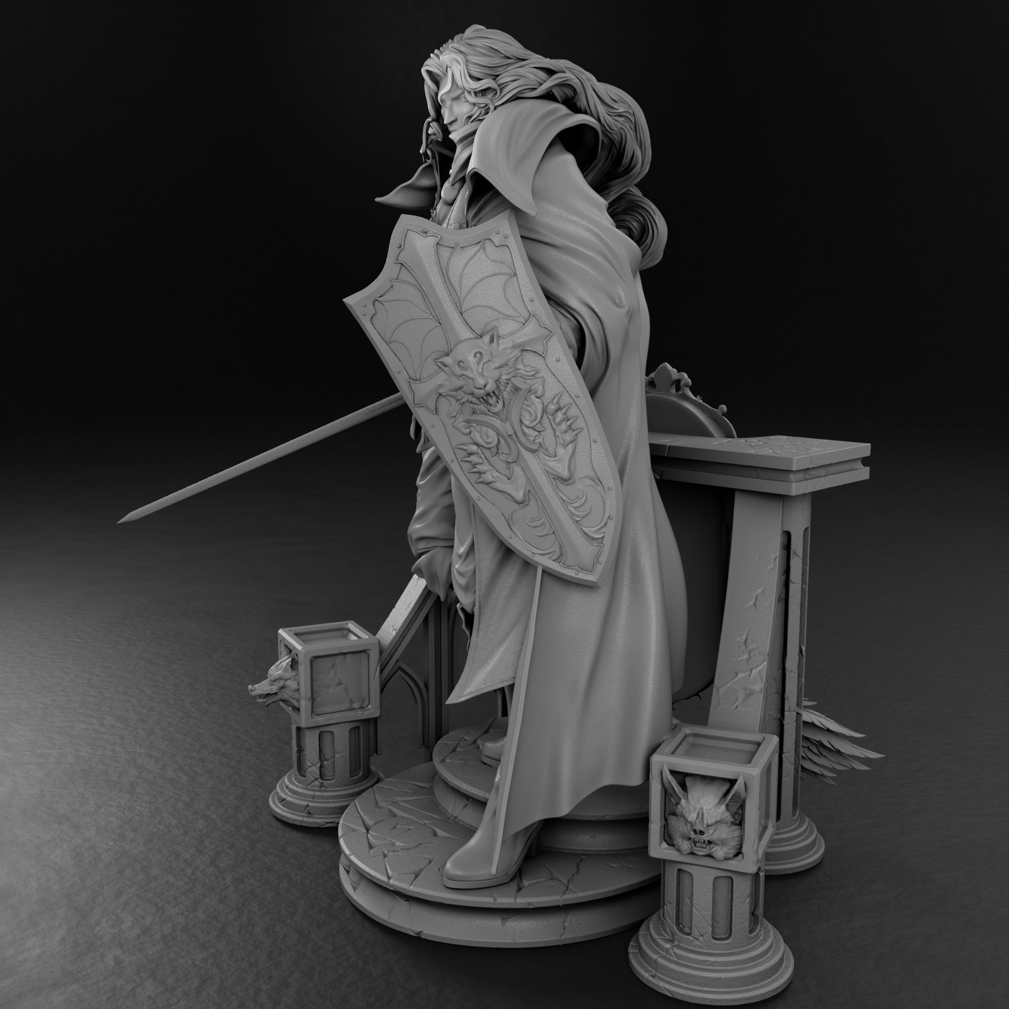 Alucard - Castlevania 3D model 3D printable | CGTrader