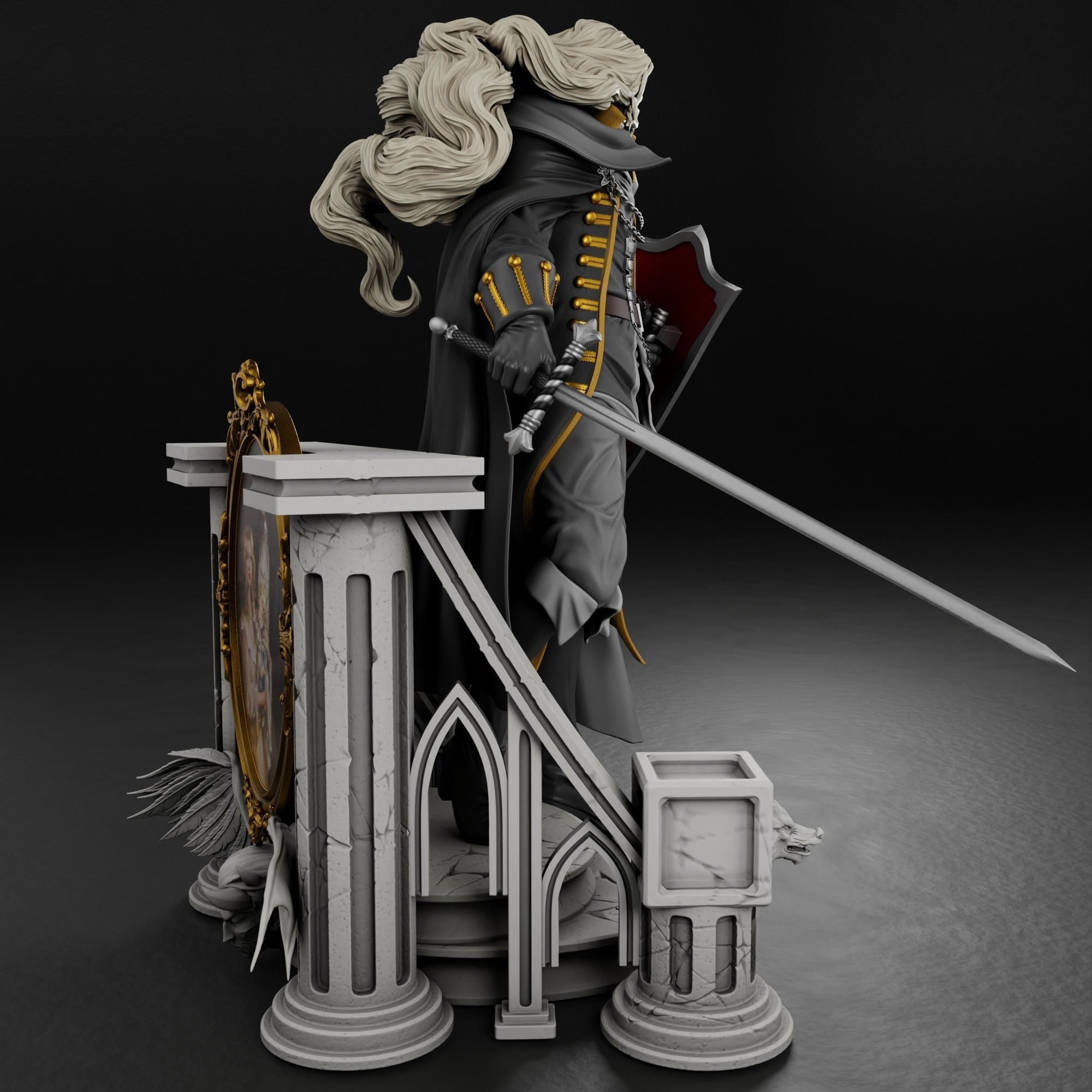 Alucard - Castlevania 3D model 3D printable | CGTrader
