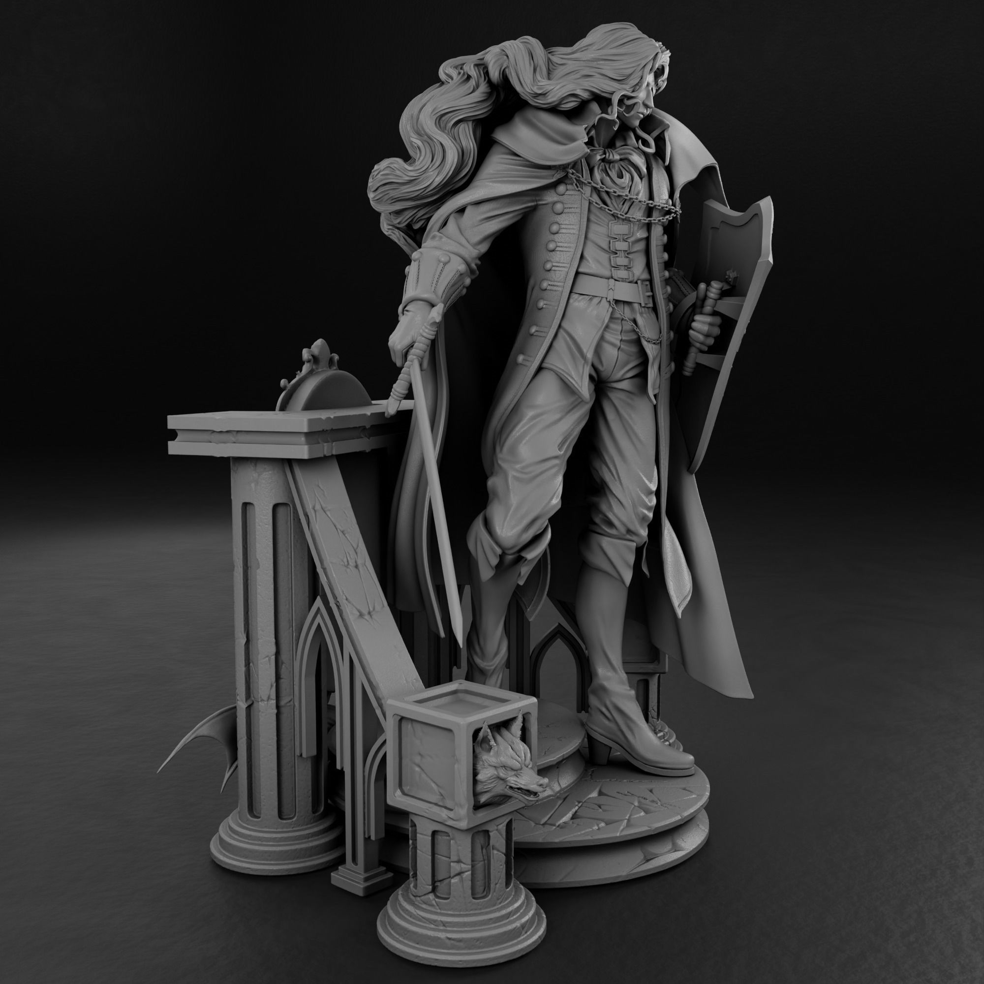 Alucard - Castlevania 3D model 3D printable | CGTrader