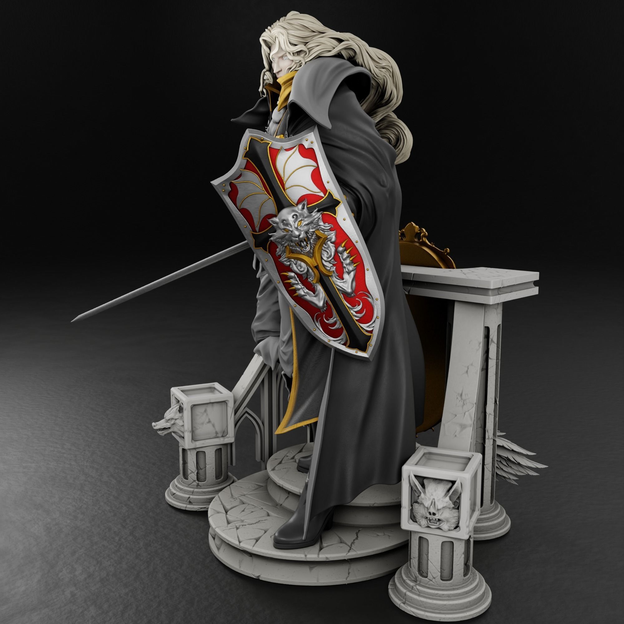 Alucard - Castlevania 3D model 3D printable | CGTrader