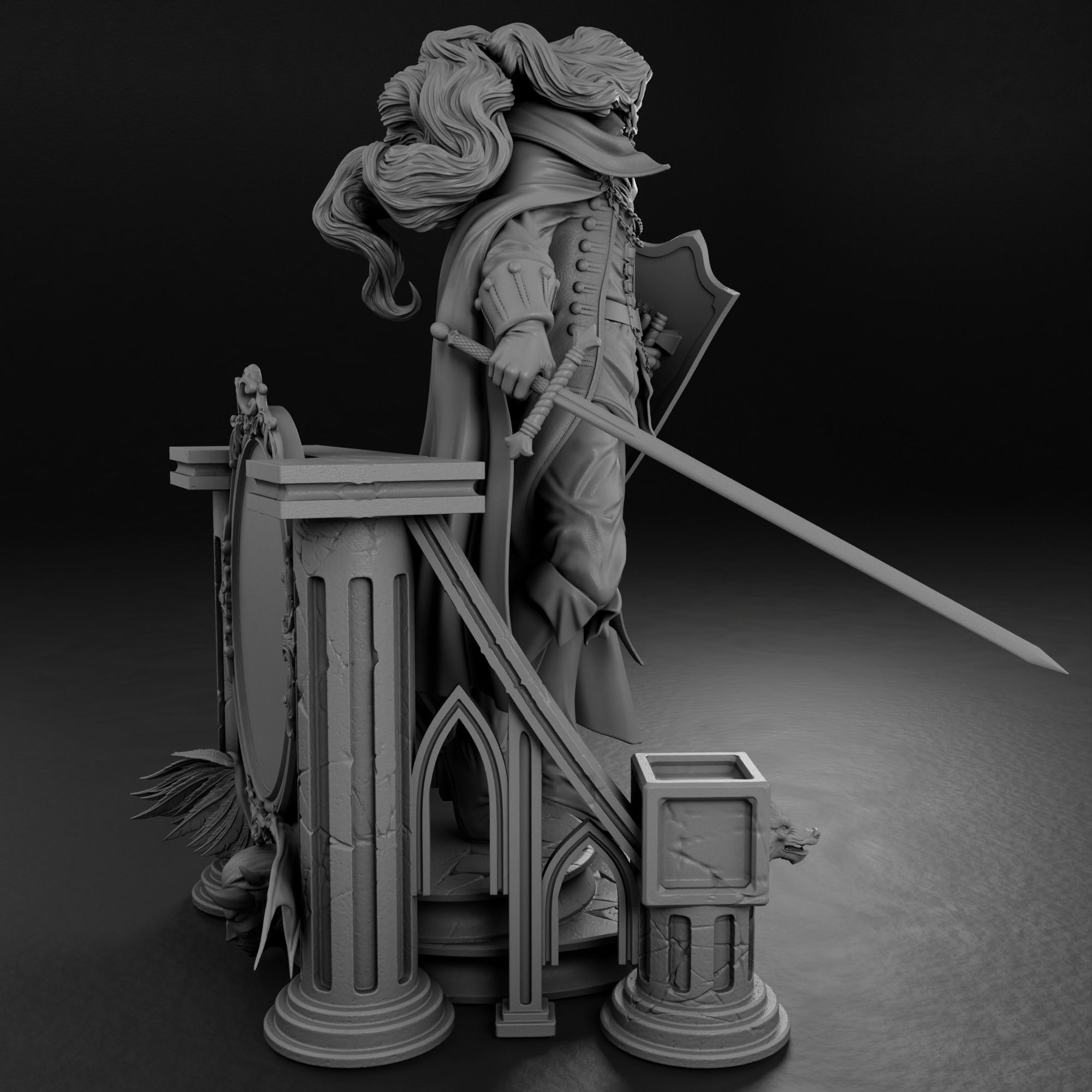 Alucard - Castlevania 3D model 3D printable | CGTrader
