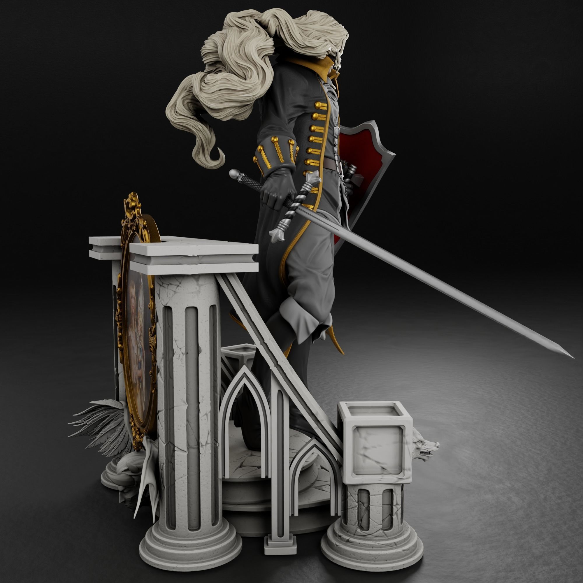 Alucard - Castlevania 3D model 3D printable | CGTrader
