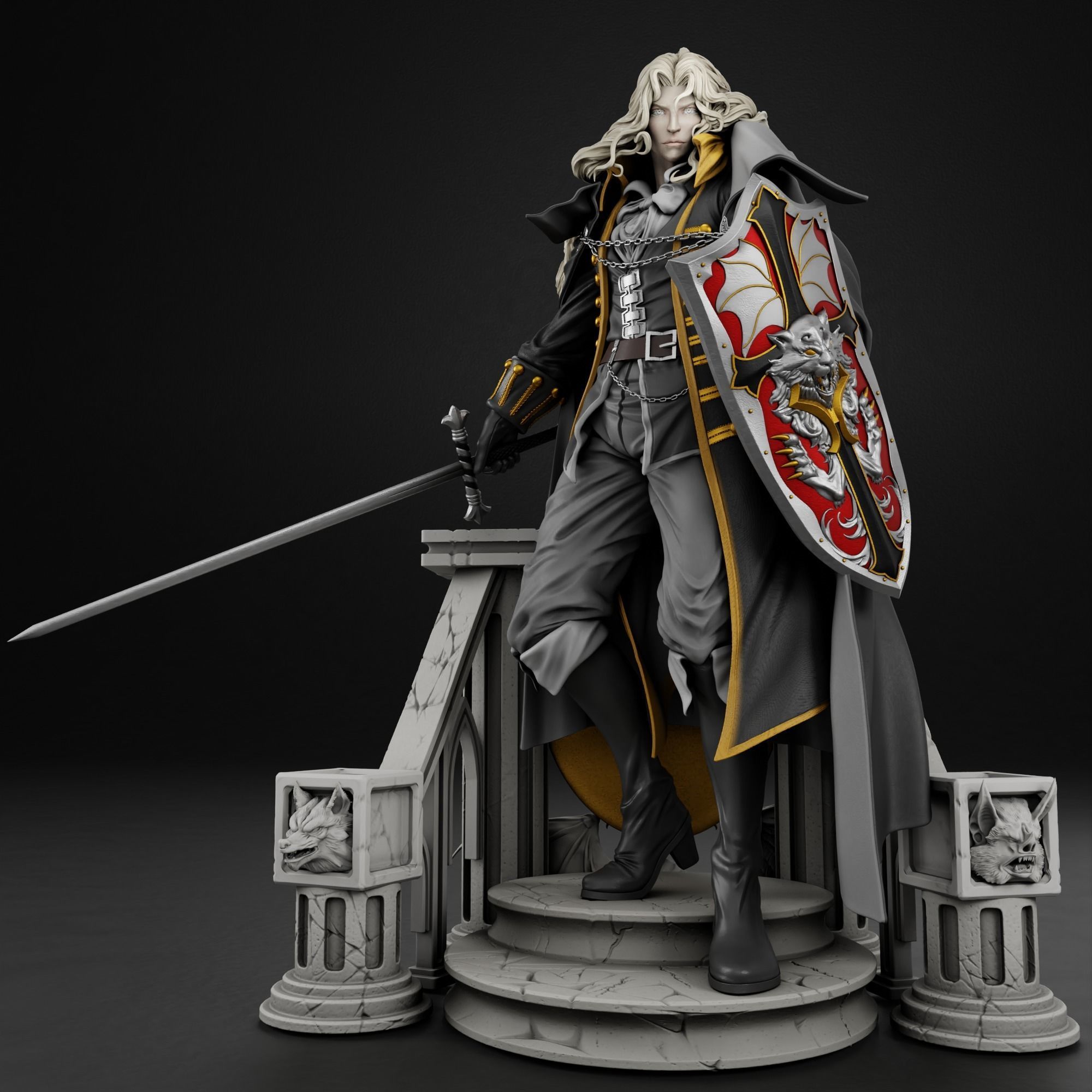 Alucard - Castlevania 3D model 3D printable | CGTrader