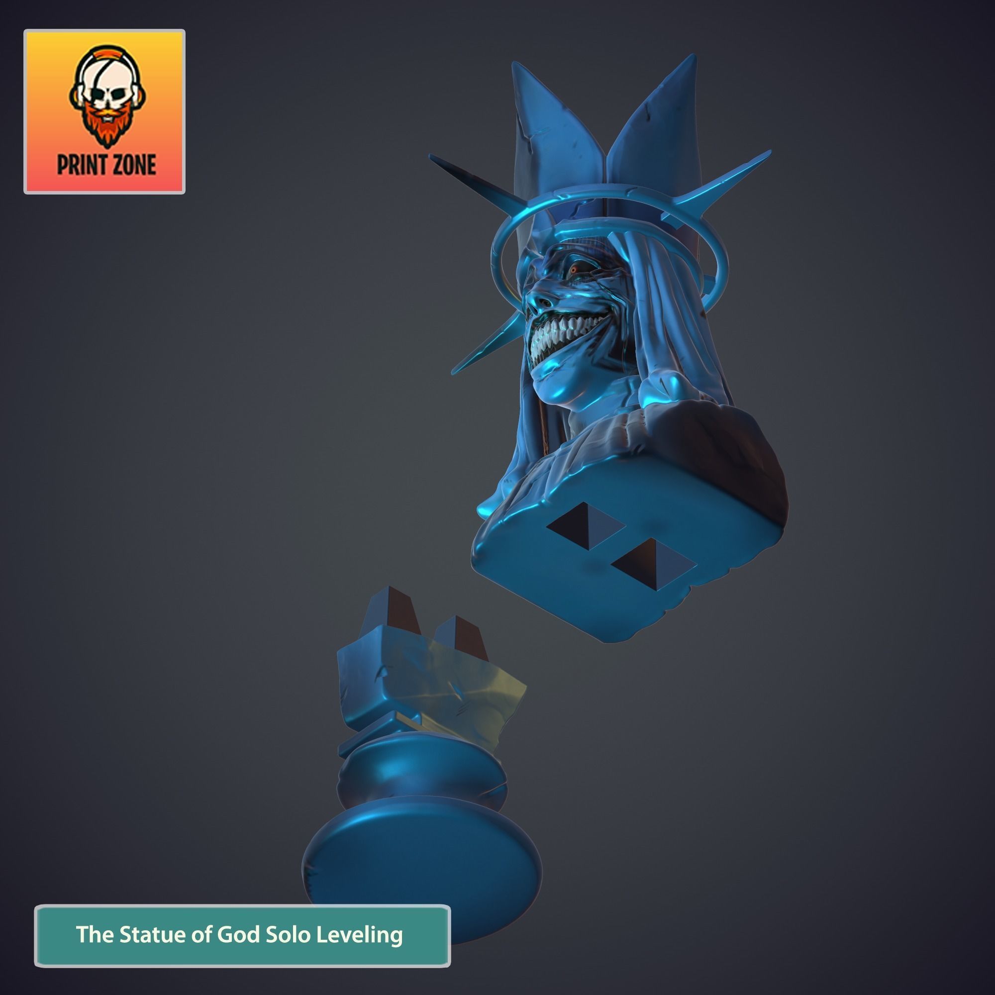 THE STATUE OF GOD SOLO LEVELING 3D model 3D printable | CGTrader