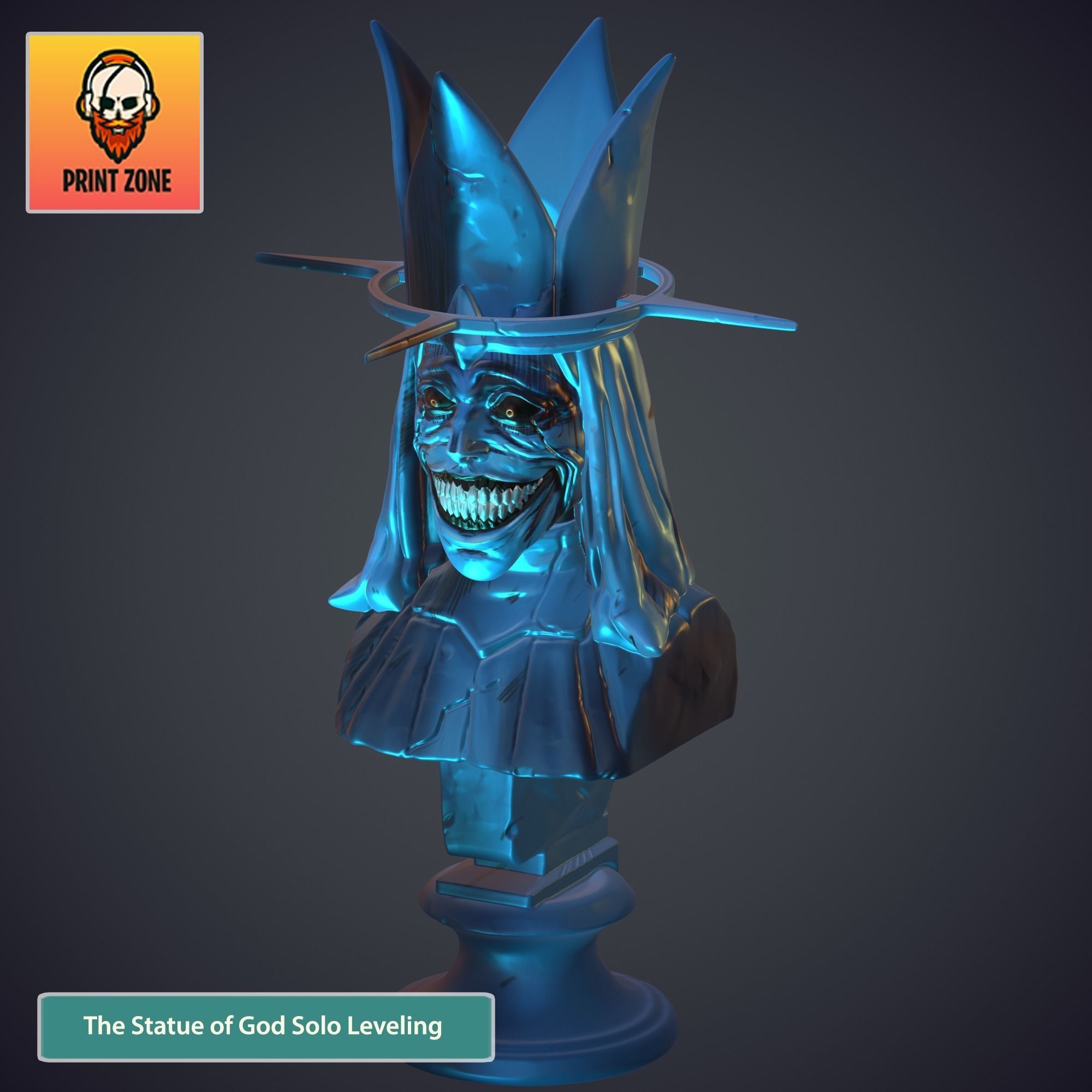 THE STATUE OF GOD SOLO LEVELING 3D model 3D printable | CGTrader