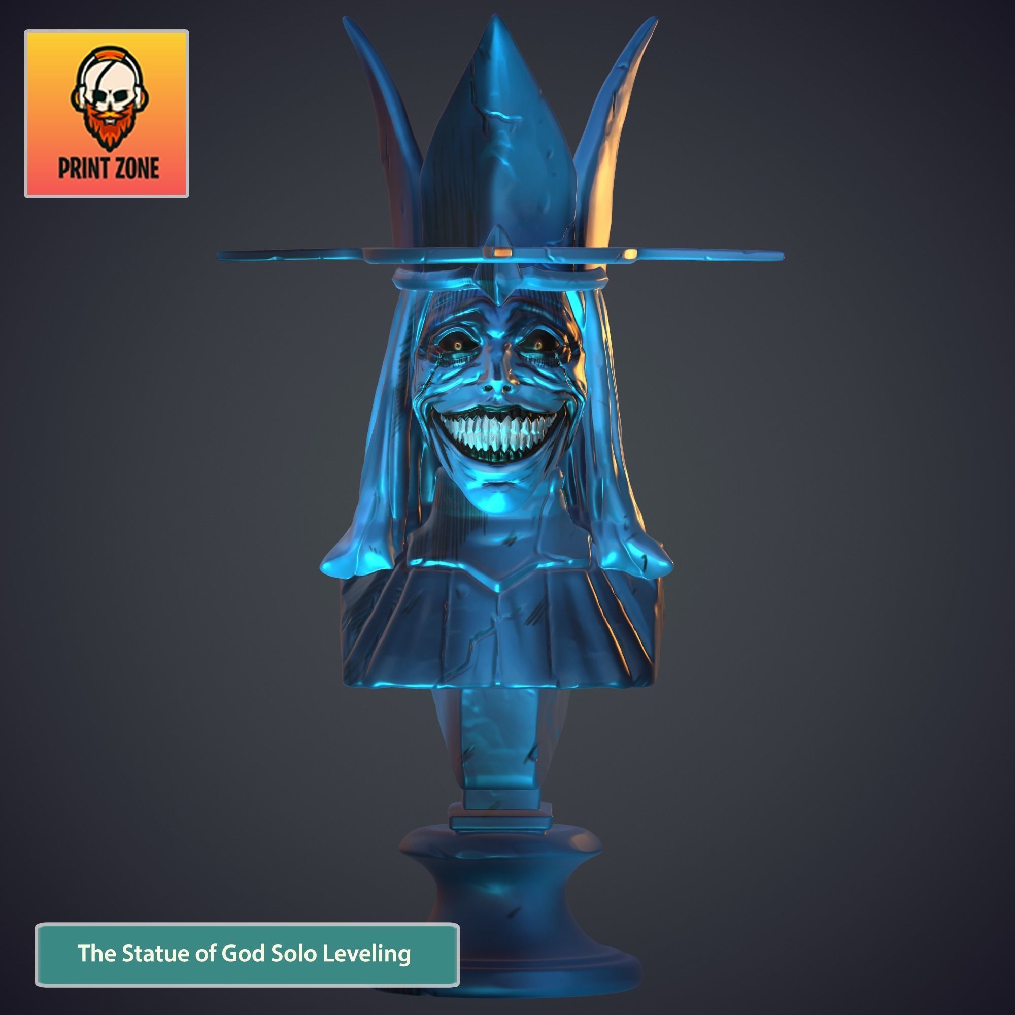 THE STATUE OF GOD SOLO LEVELING 3D model 3D printable | CGTrader
