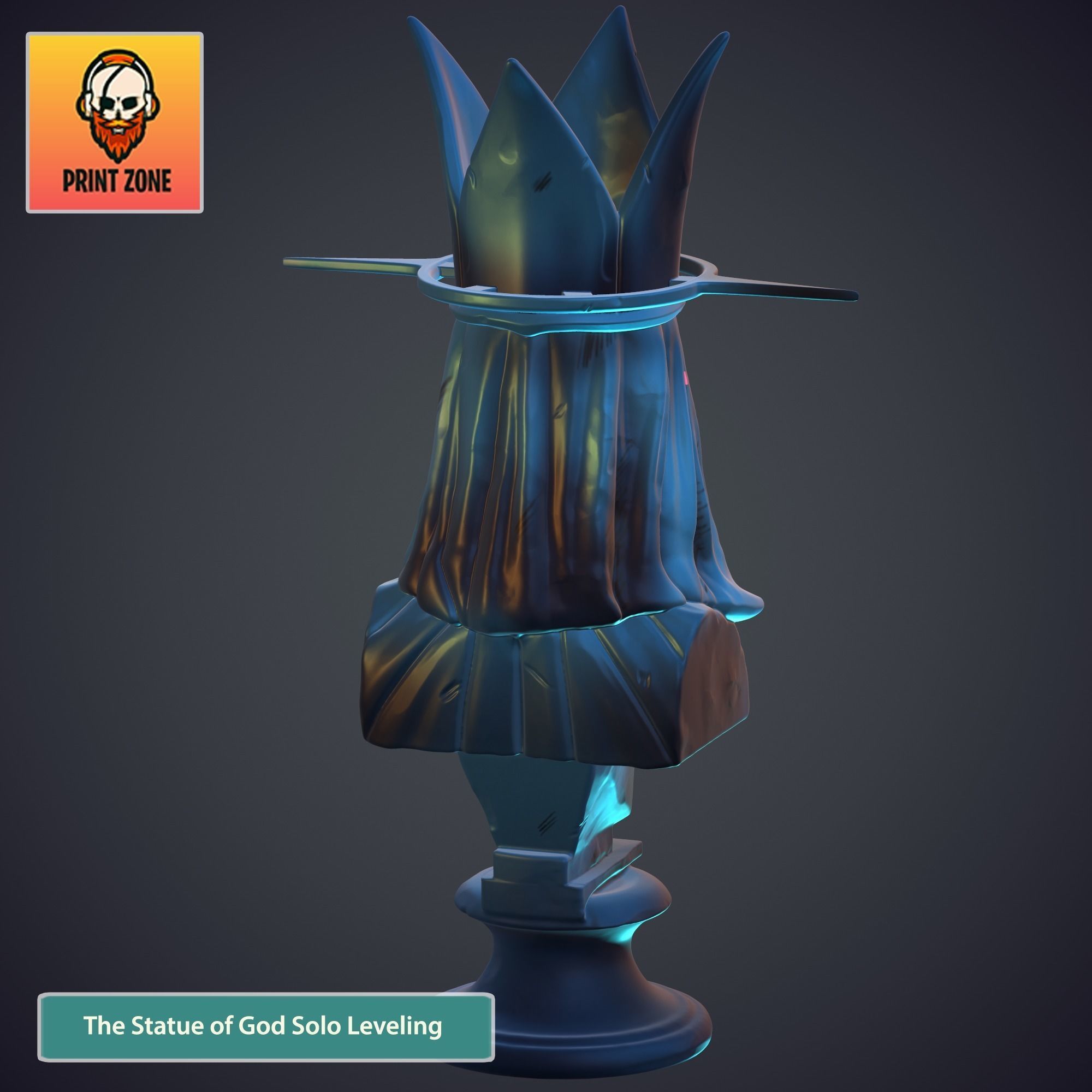 THE STATUE OF GOD SOLO LEVELING 3D model 3D printable | CGTrader