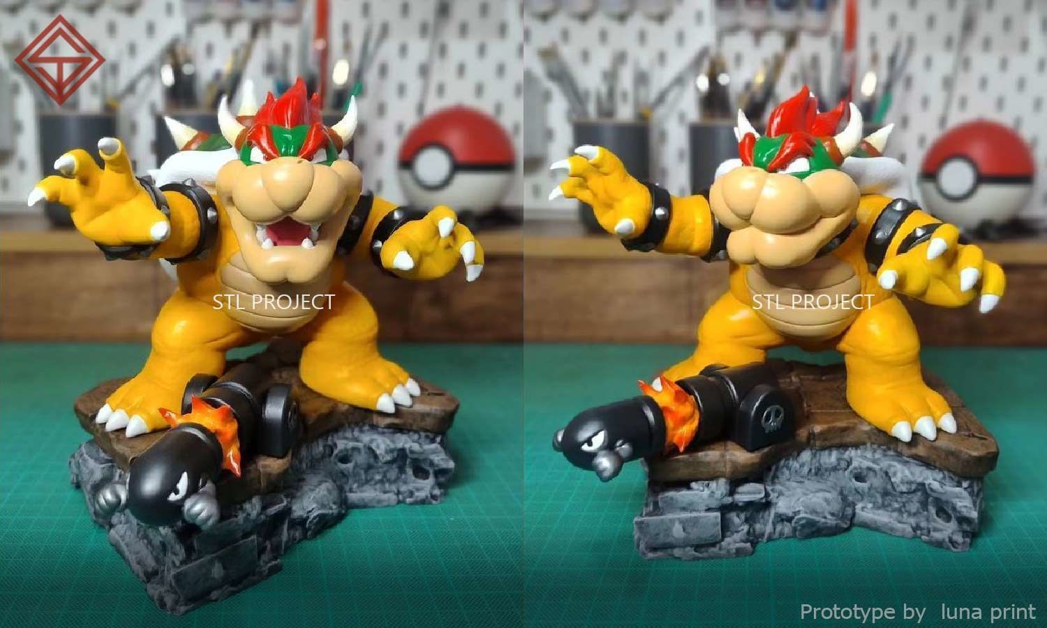 Bowser 3D model 3D printable | CGTrader