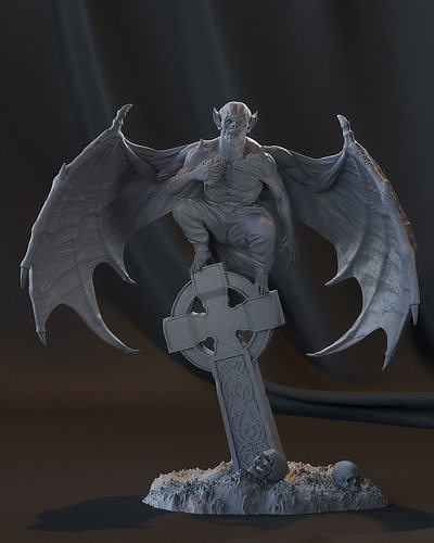 Vampire 3D model 3D printable | CGTrader