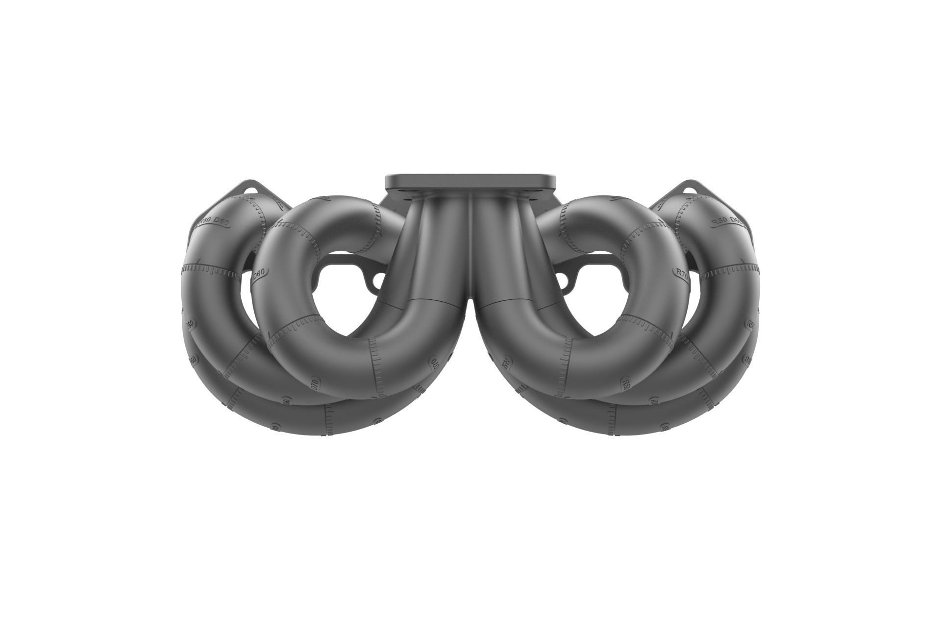 1JZ VVTi Equal Length T4 Turbo Manifold Mockup 3D model 3D printable ...