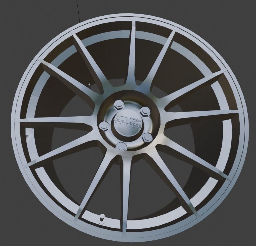 OZ Ultraleggera HLT Wheels Rims 3D Print Ready 3D model 3D printable ...