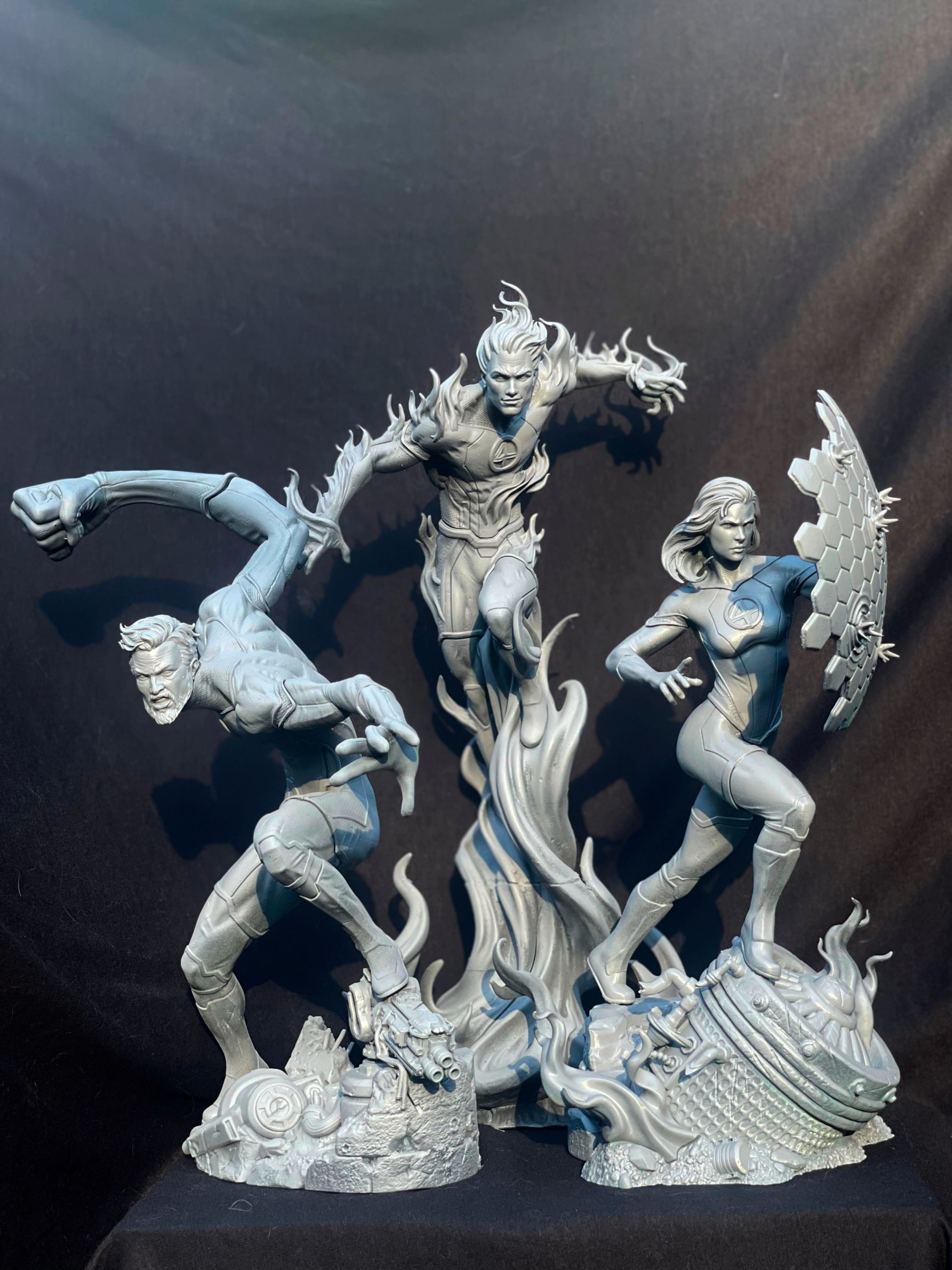 Invisible woman statue 3D model 3D printable | CGTrader