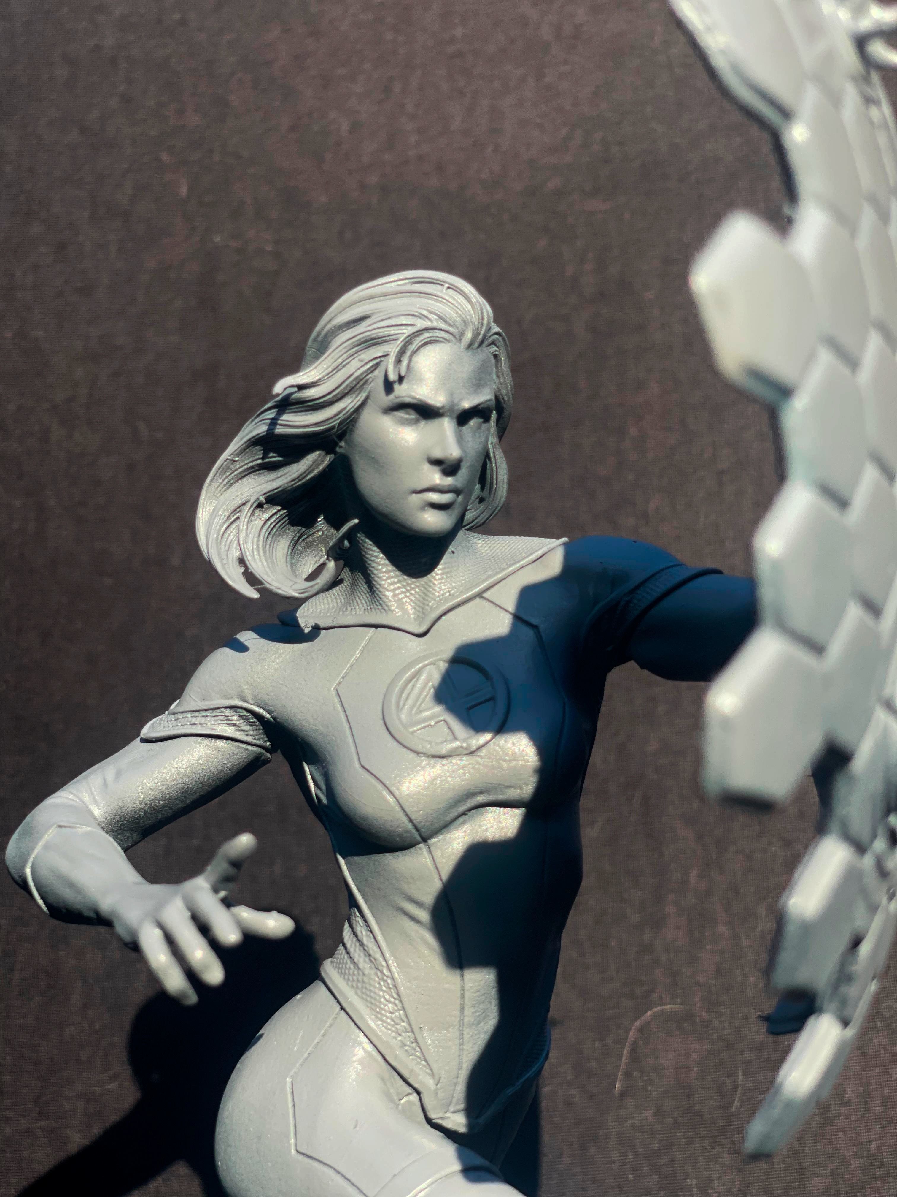 Invisible woman statue 3D model 3D printable | CGTrader