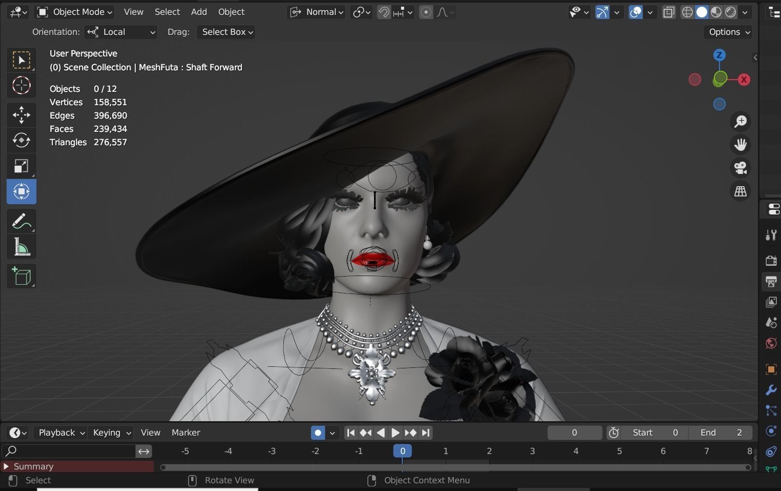 3D model Lady Alcina Dimitrescu VR / AR / low-poly | CGTrader