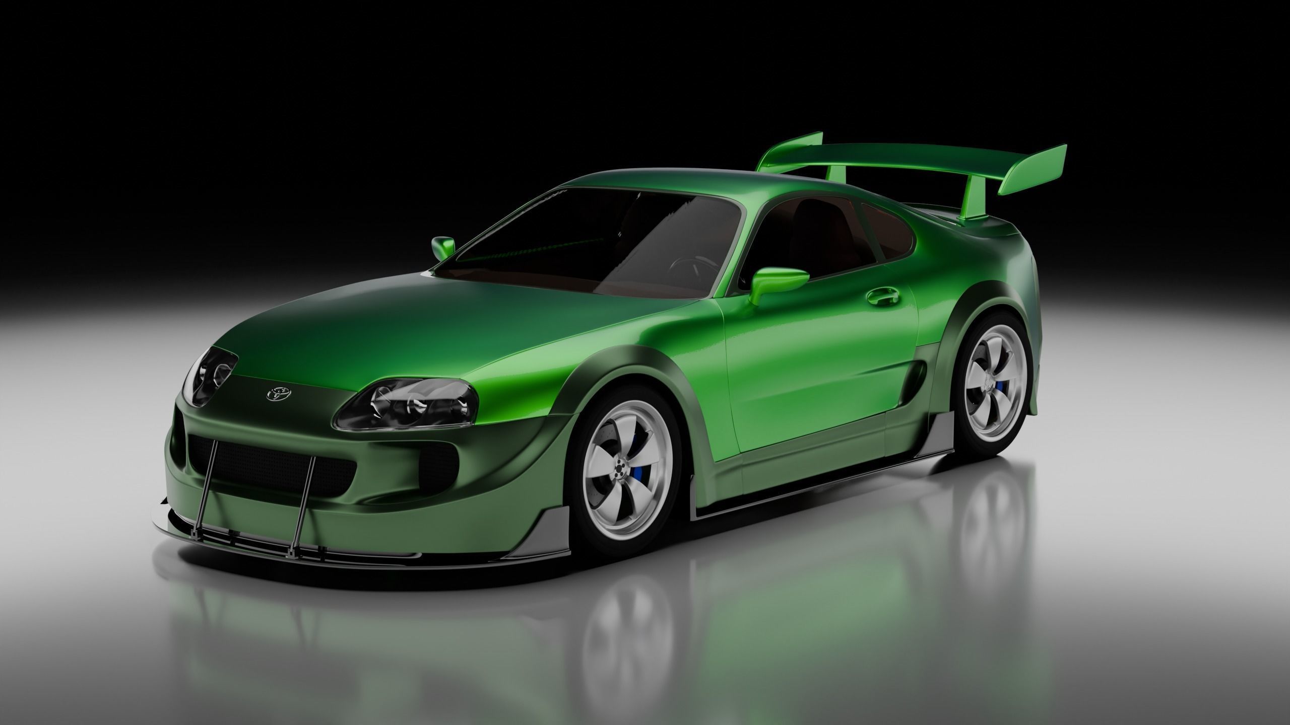 Toyota Supra MK IV Modified free 3D model | CGTrader