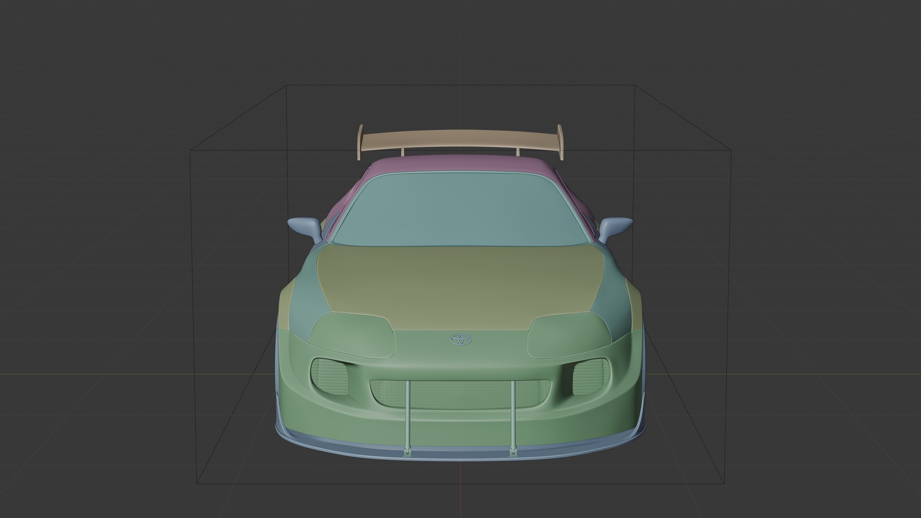 Toyota Supra MK IV Modified free 3D model | CGTrader