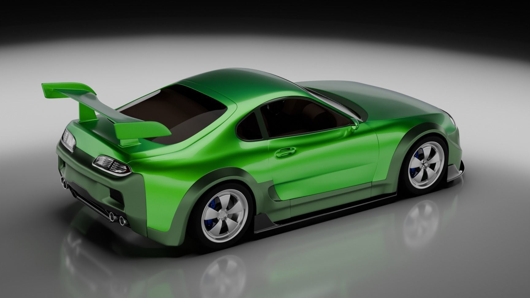 Toyota Supra MK IV Modified free 3D model | CGTrader