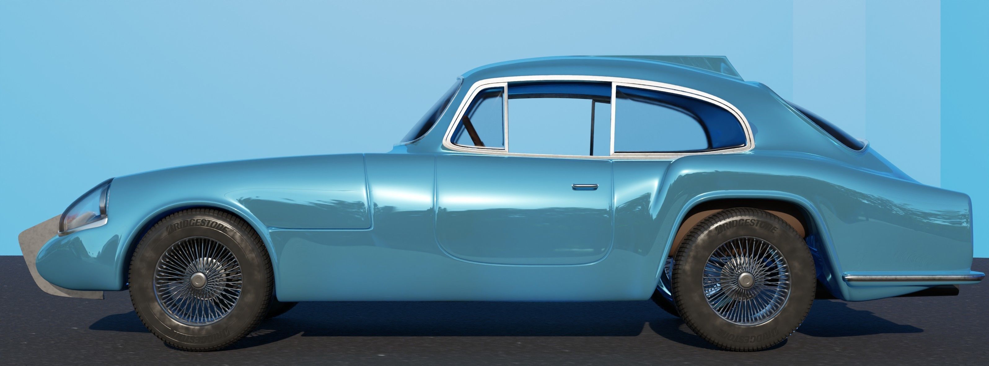 1961 Reliant Sabre free 3D model | CGTrader