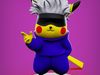 fusion pikachu gojo 3D model 3D printable | CGTrader