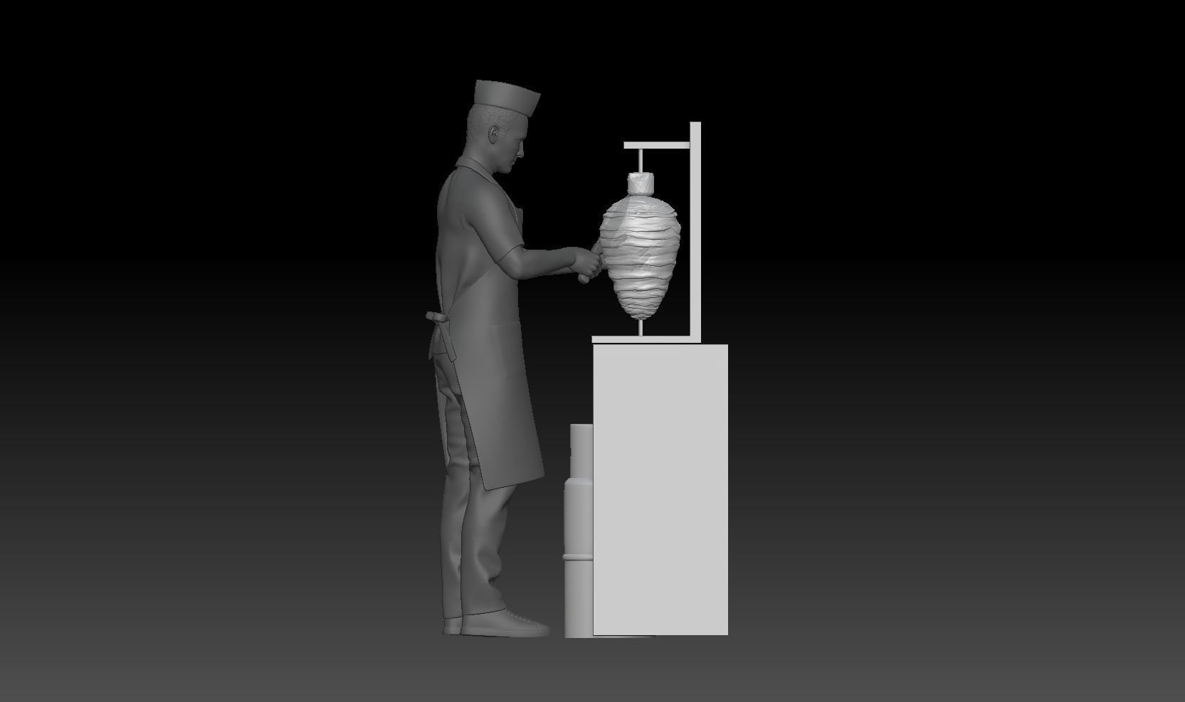 MEXICAN STREET FOOD PROPS TAQUERIA AL PASTOR OR TROMPO 3D model 3D ...