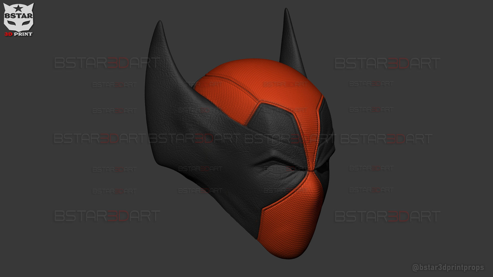 Deadpool X Wolverine Mask - Marvel Comic Cosplay 3D model 3D printable ...