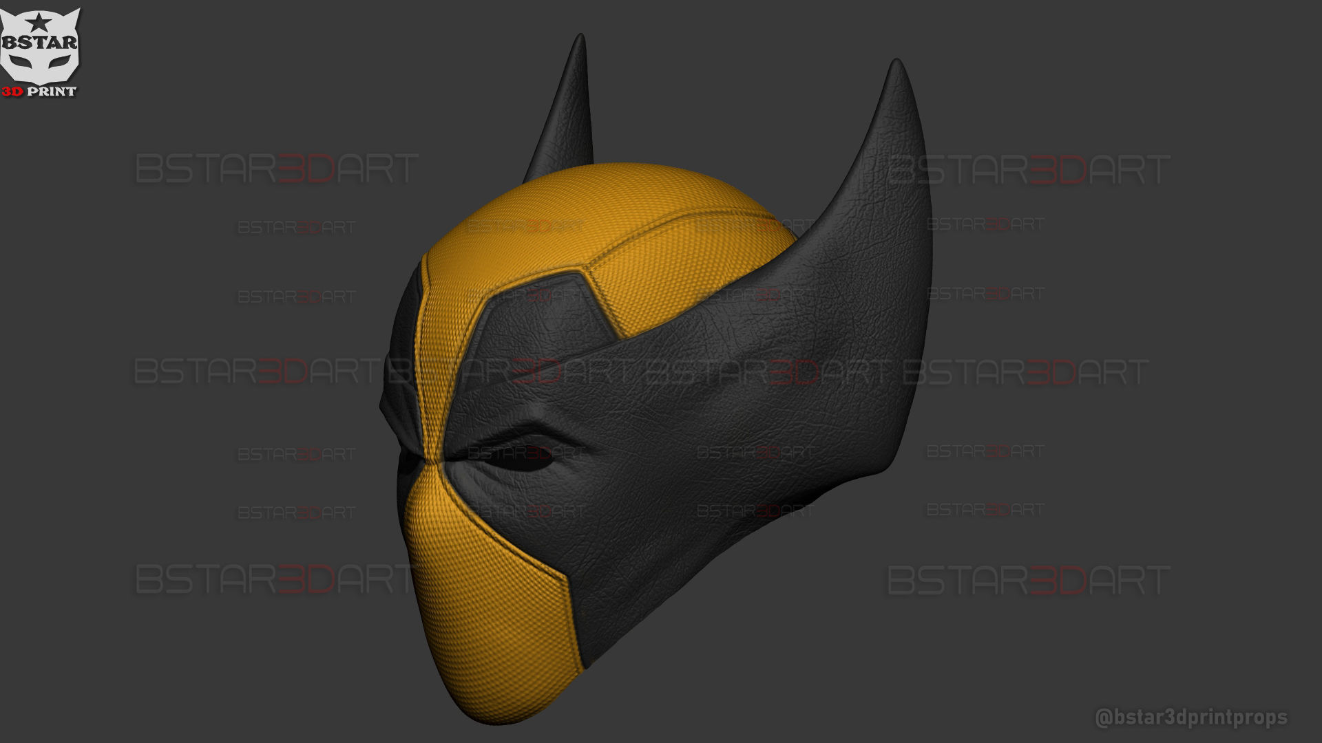 Deadpool X Wolverine Mask - Marvel Comic Cosplay 3D model 3D printable ...
