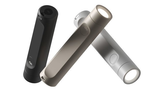 Flashlight sci-fi 3D model | CGTrader