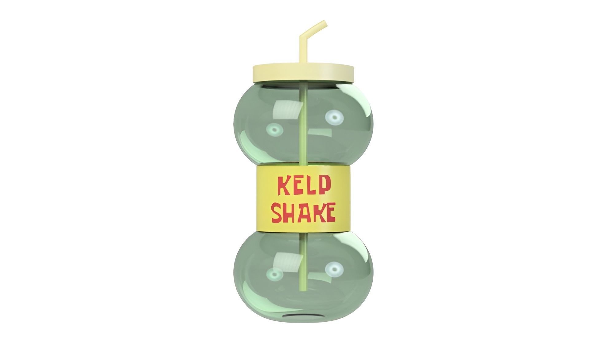 Kelp Shake Bottle from Spongebob 3D model 3D printable | CGTrader