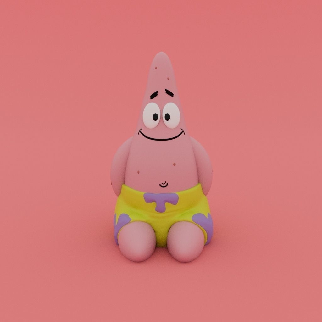 Patrick star - SpongeBob SquarePants 3D model 3D printable | CGTrader