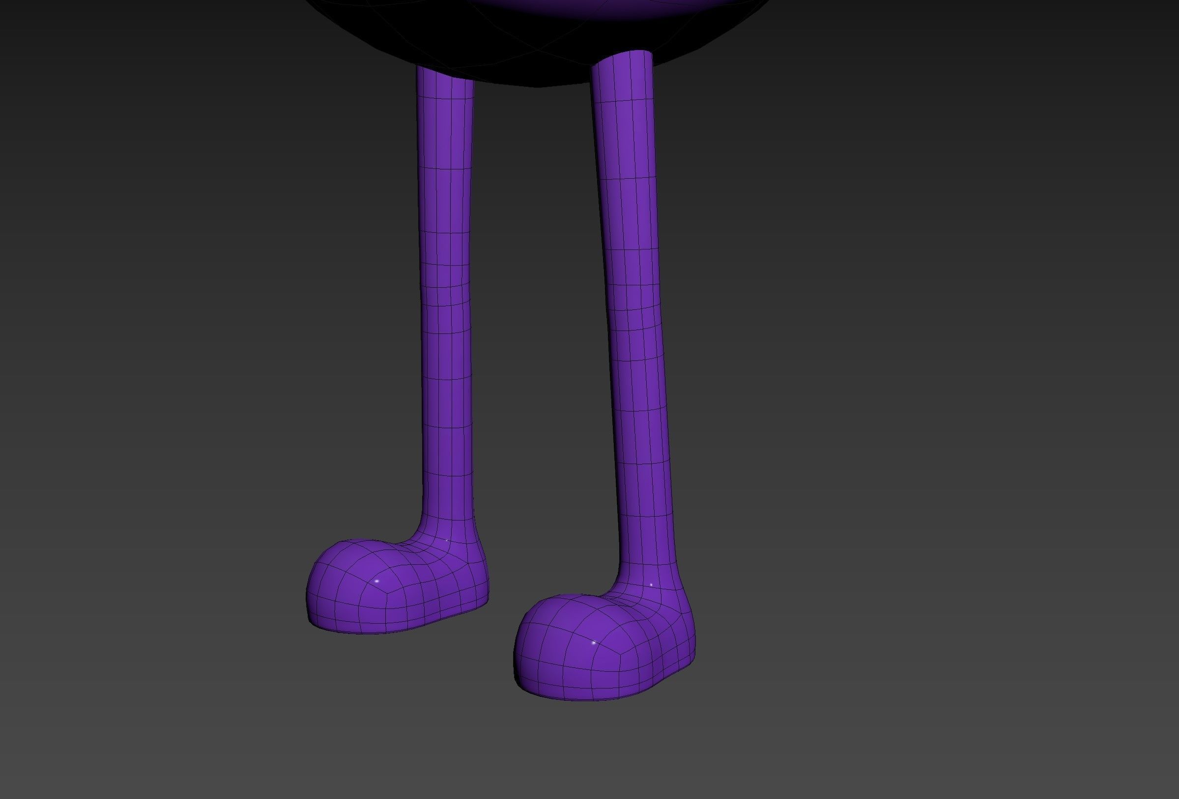 Character323 Purple Guy 3D model | CGTrader