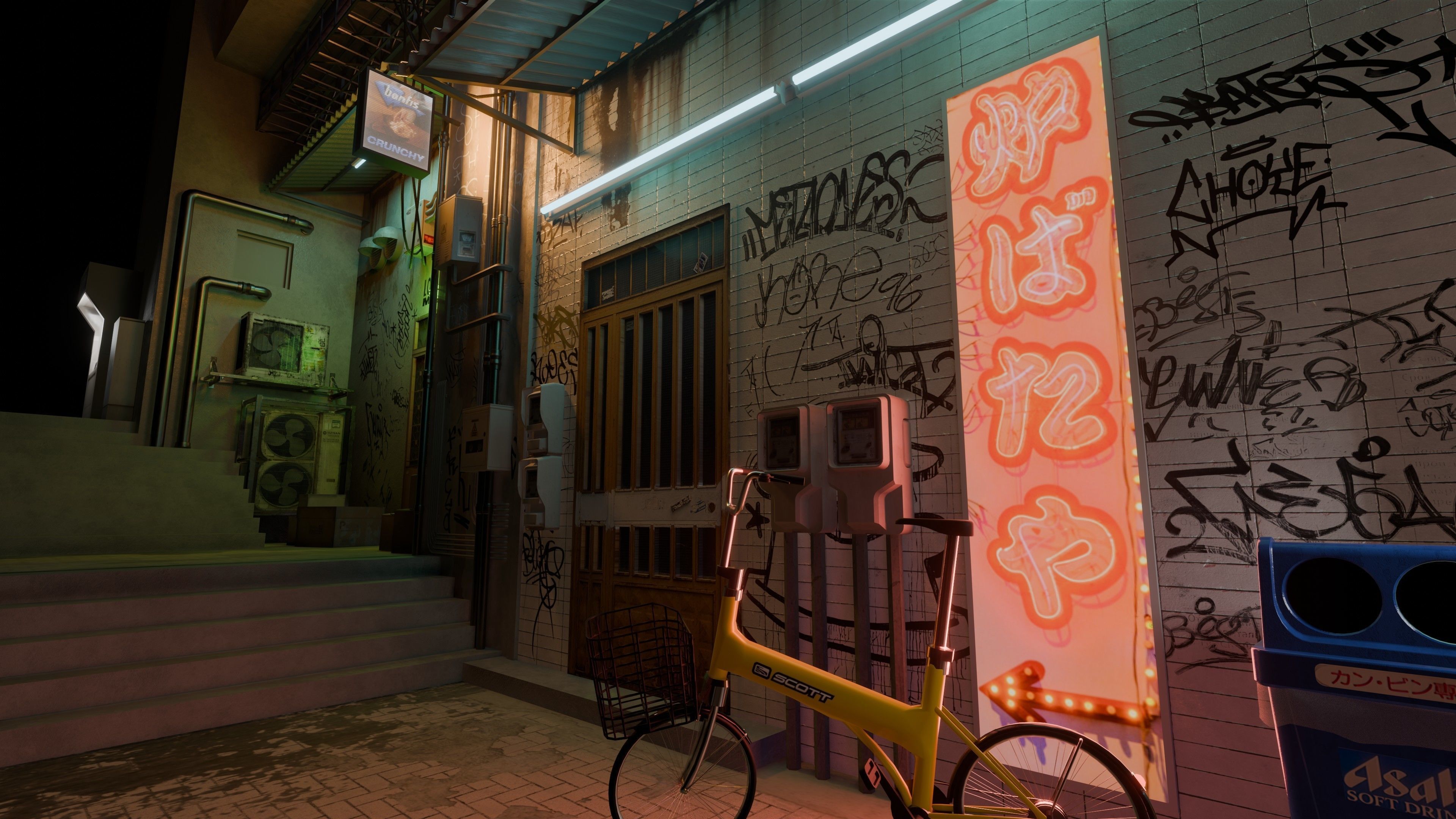 3D model Nook Place Cyberpunk VR / AR / low-poly | CGTrader