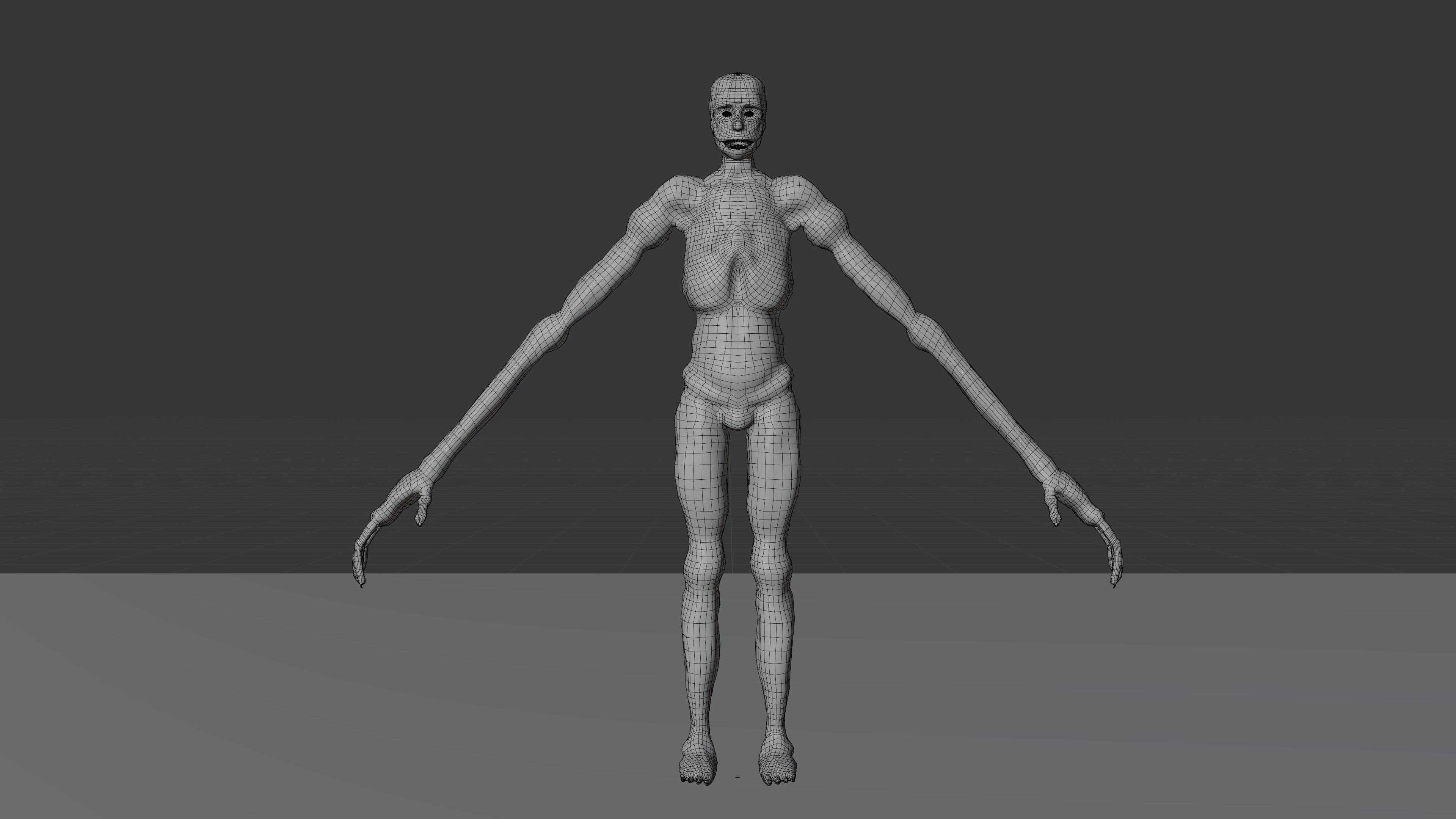 SCP - 096 The Shy Guy free VR / AR / low-poly 3D model rigged | CGTrader