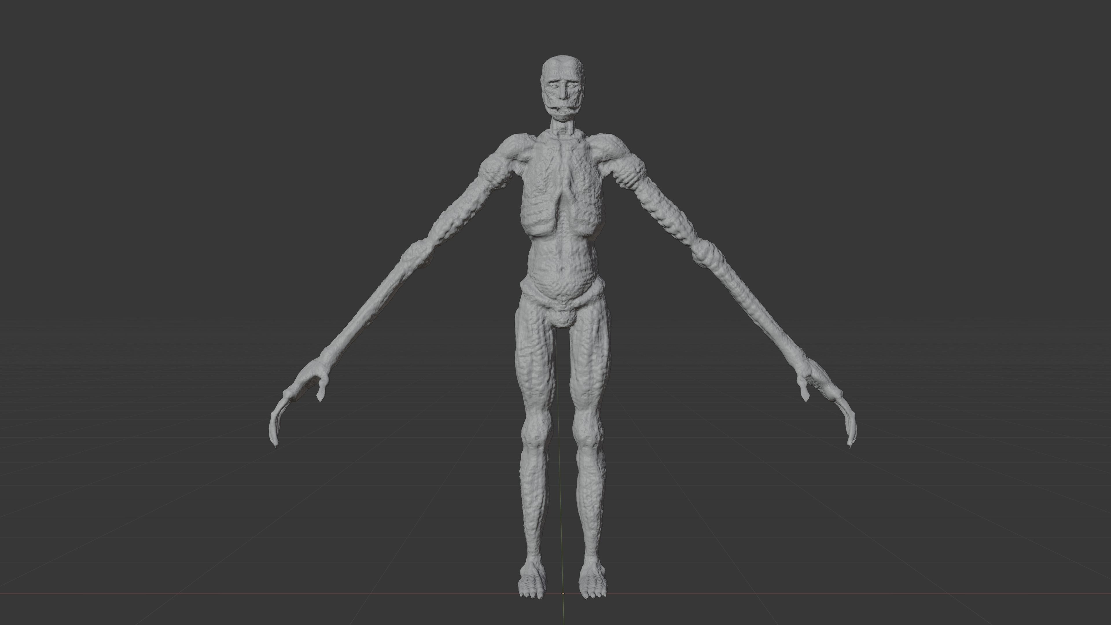 SCP - 096 The Shy Guy free VR / AR / low-poly 3D model rigged | CGTrader