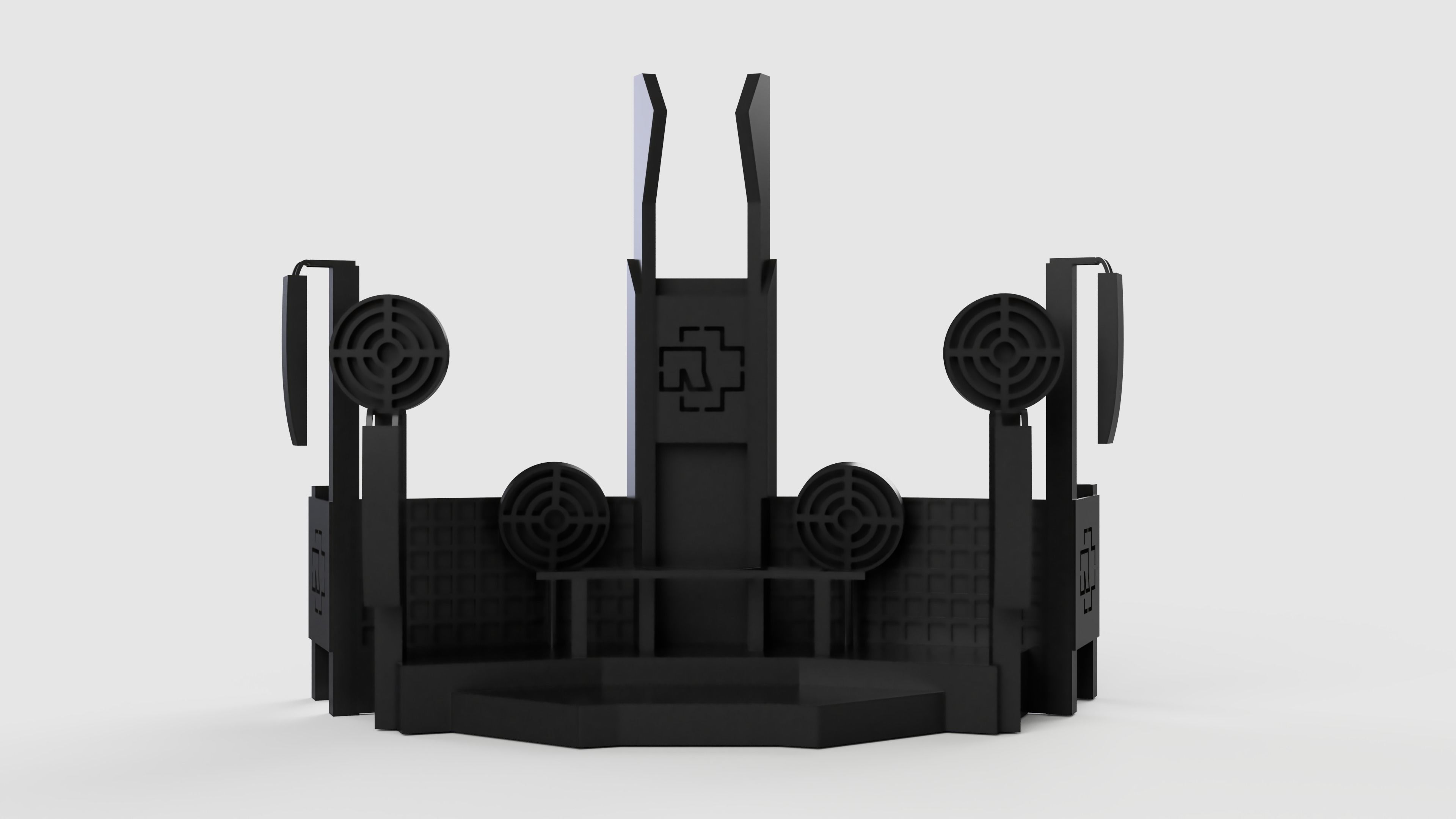 Rammstein stage 3D model 3D printable | CGTrader