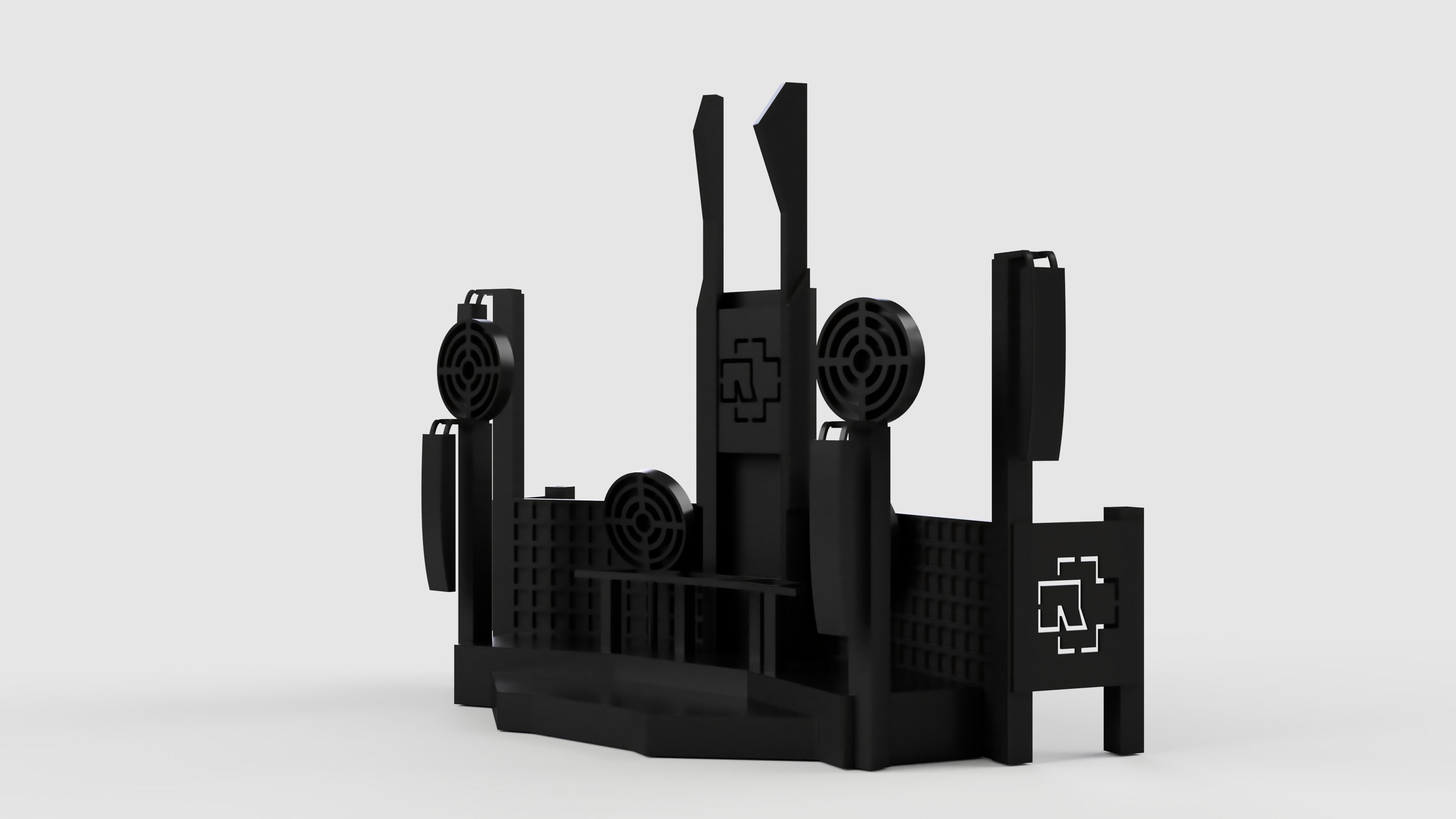 Rammstein stage 3D model 3D printable | CGTrader