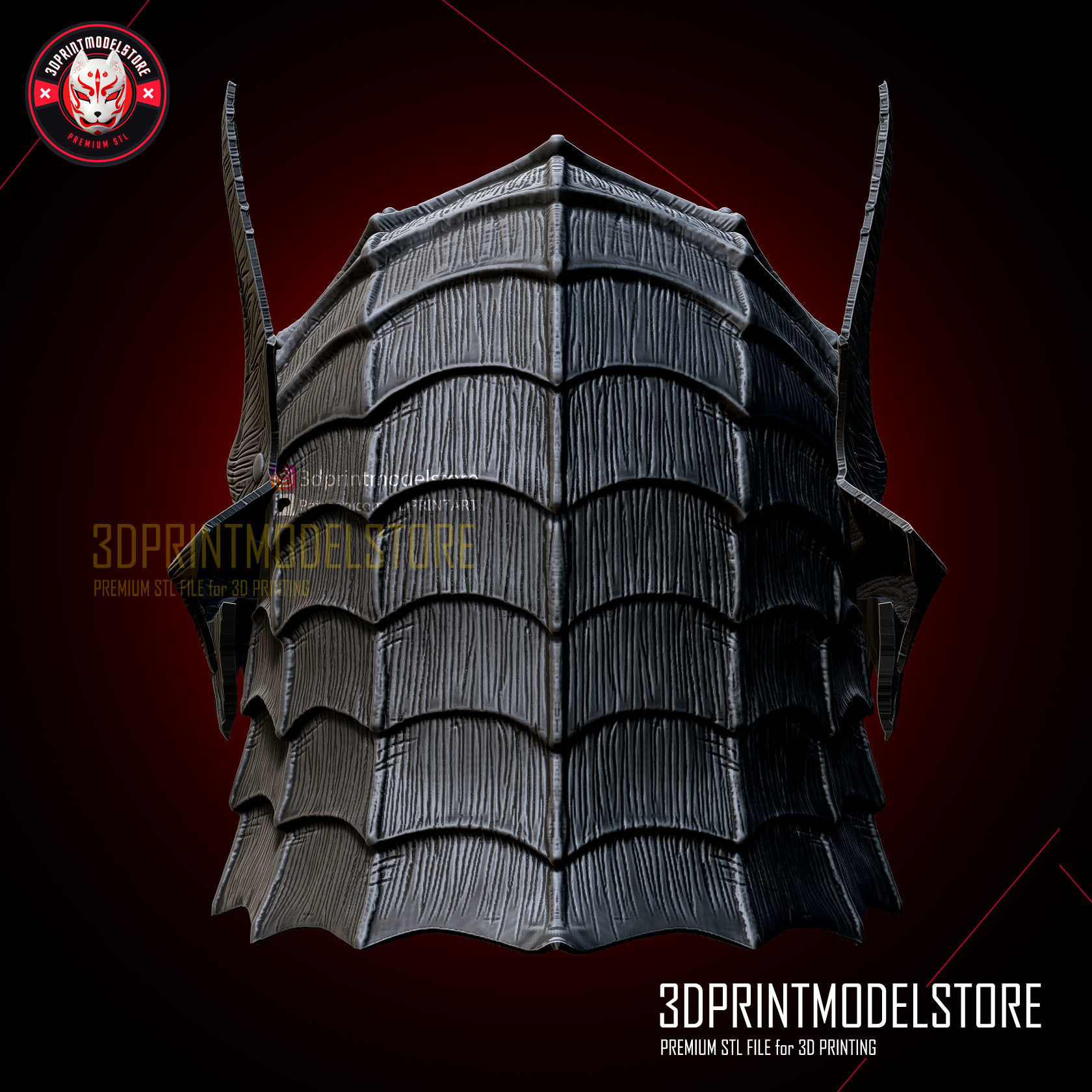 Berserk Guts Helmet Cosplay Props - Anime - Halloween 3D model 3D ...