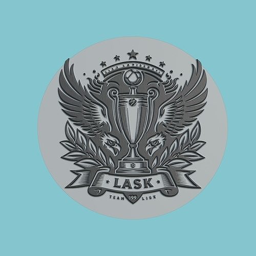 LASK Medallion Football 3D model 3D printable | CGTrader
