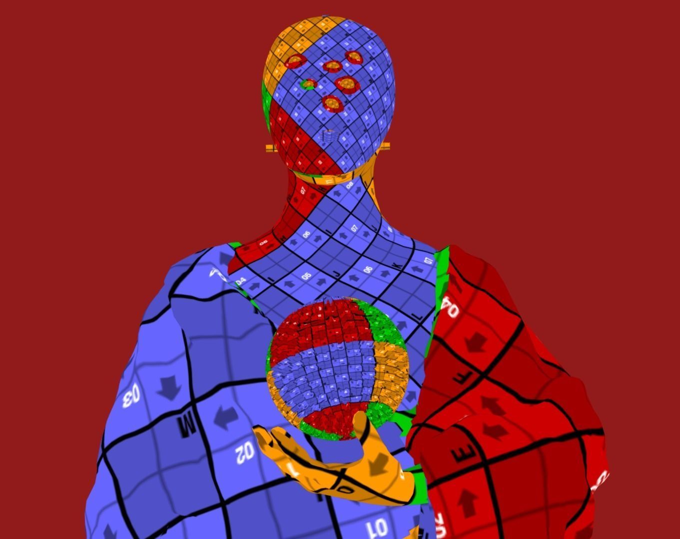 PERDIT free VR / AR / low-poly 3D model rigged | CGTrader