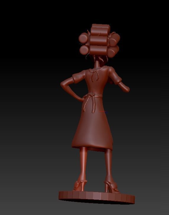 Dona Florinda El Chavo Ocho Chaves 3D model 3D printable | CGTrader
