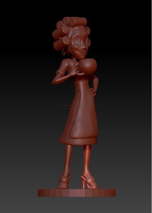 Dona Florinda El Chavo Ocho Chaves 3D model 3D printable | CGTrader