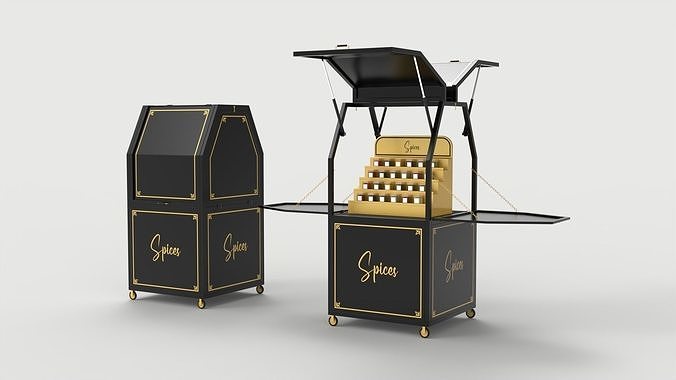 Product Display Booth 3D model | CGTrader