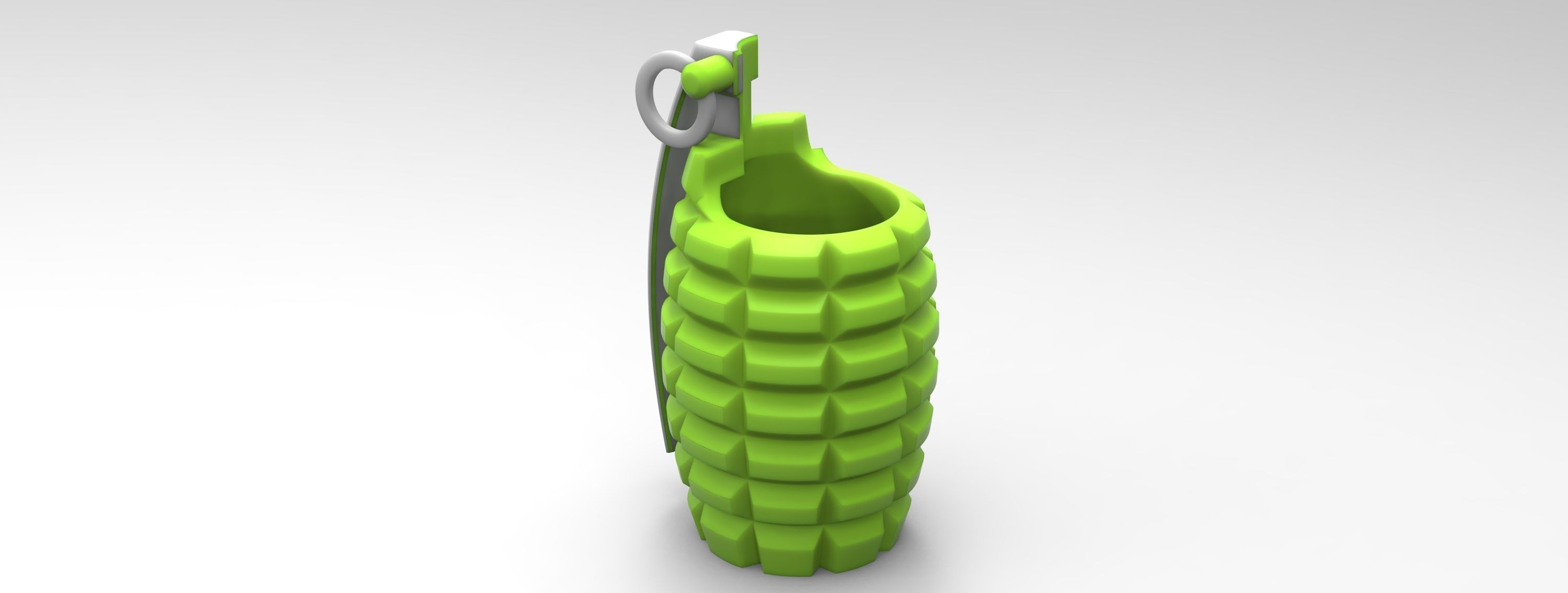 frag grenade pen holder 3D model 3D printable | CGTrader
