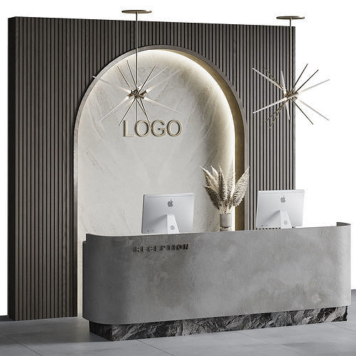 Reception Design 19 3D model | CGTrader