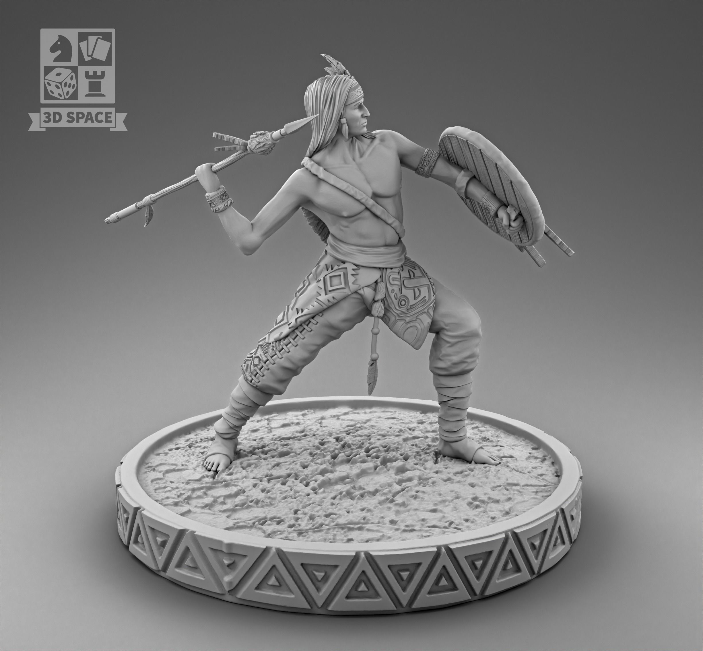 Javelin Thrower 3D model 3D printable | CGTrader