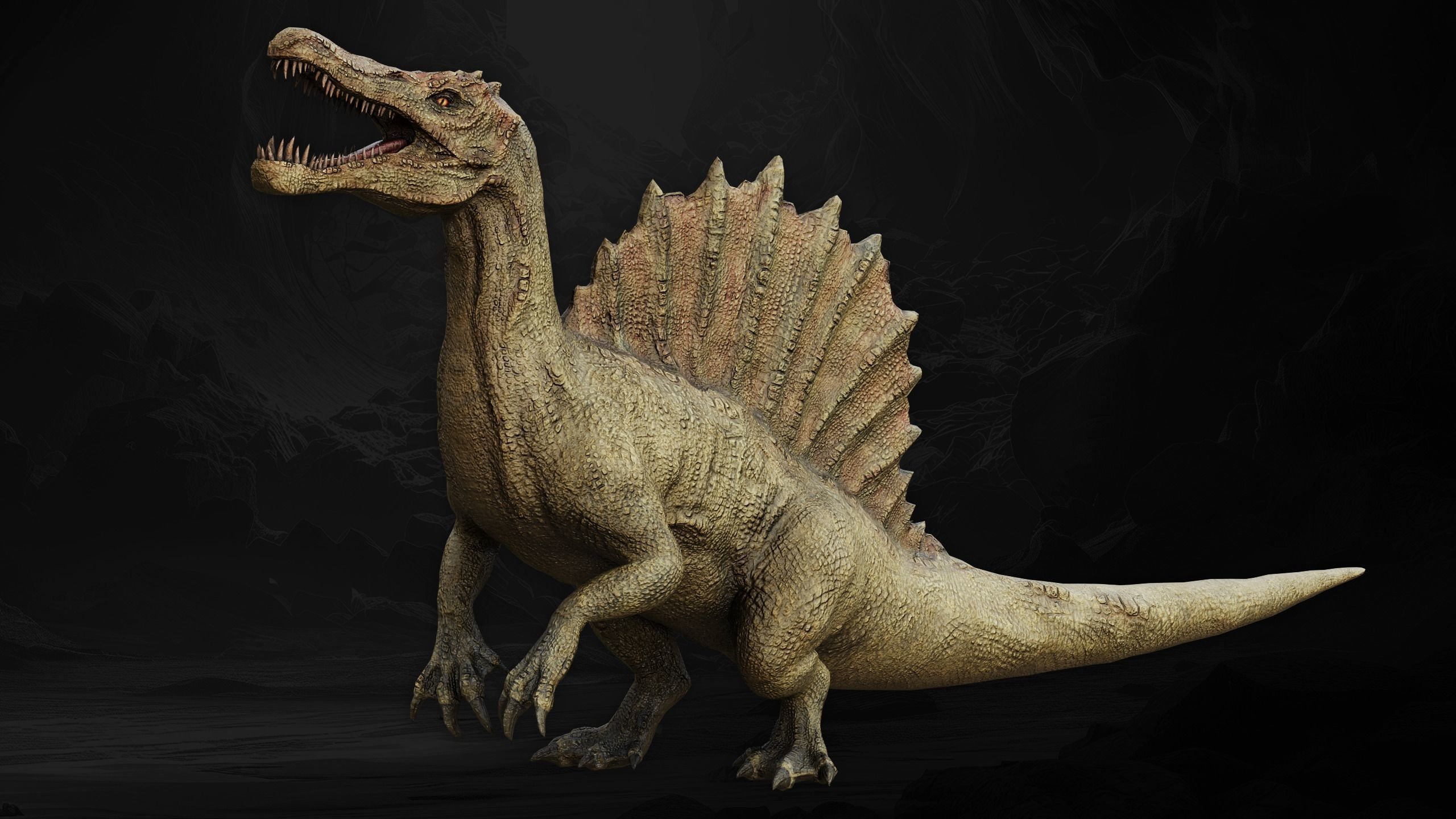 3D model Spinosaurus - Spino Dinosaur VR / AR / low-poly | CGTrader