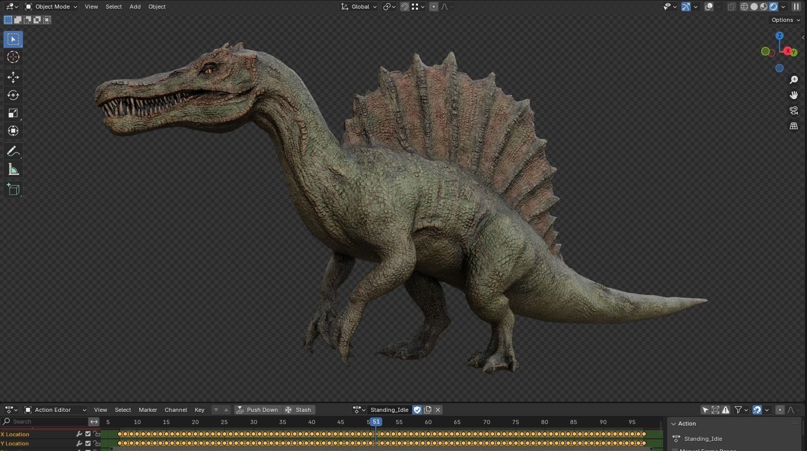 3D model Spinosaurus - Spino Dinosaur VR / AR / low-poly | CGTrader