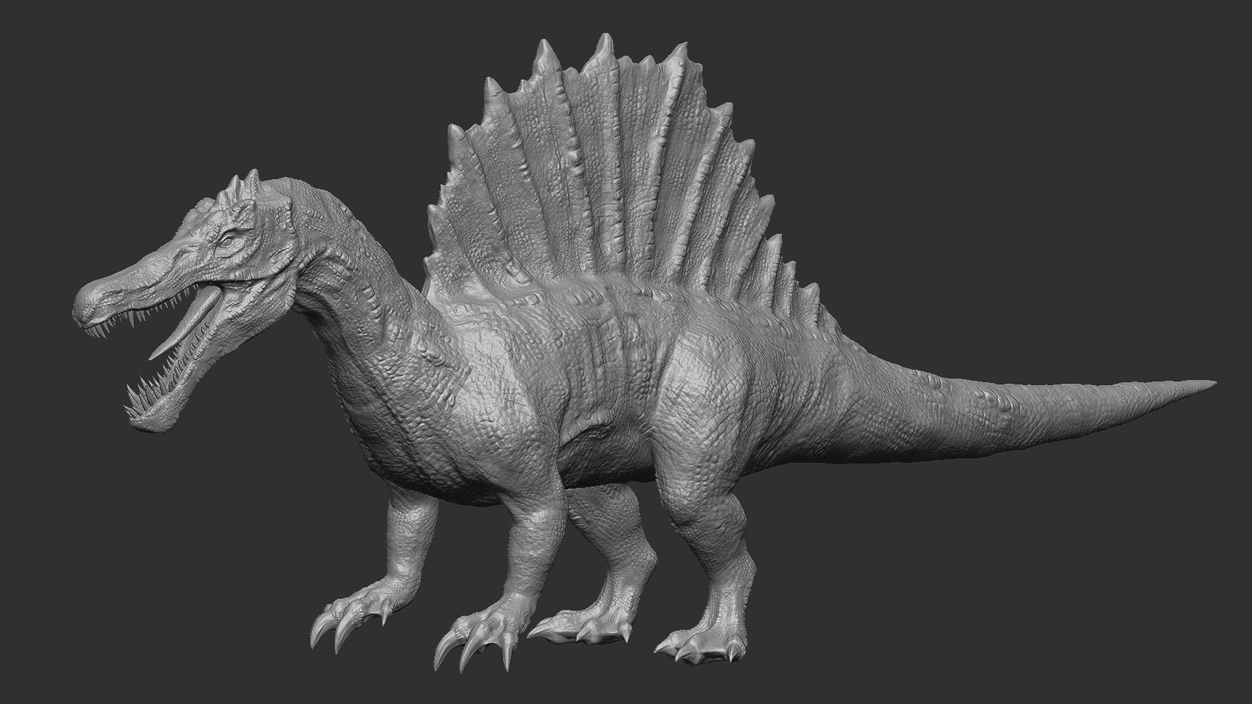 3D model Spinosaurus - Spino Dinosaur VR / AR / low-poly | CGTrader
